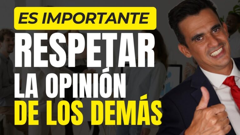 Descubre por qué es fundamental respetar las opiniones de los demás en nuestra sociedad actual ...